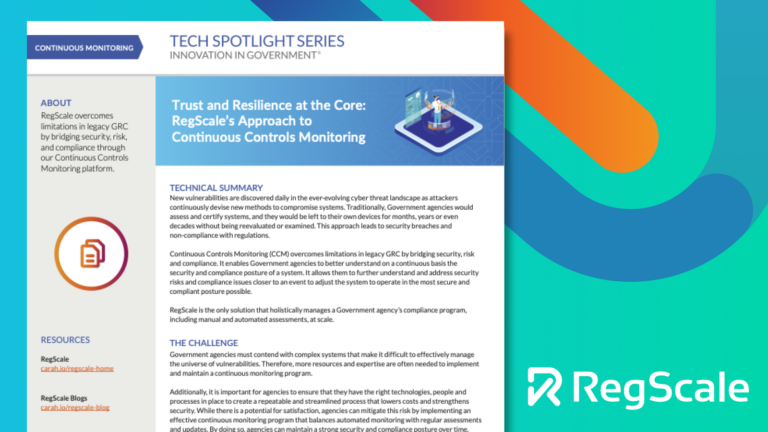 Trust and Resilience at the Core: RegScale’s Approach to Continuous Controls Monitoring - RegScale